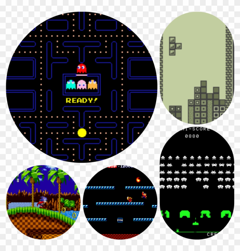 5 Classic Video Games V2 - Pacman Clipart (#77192) - PikPng