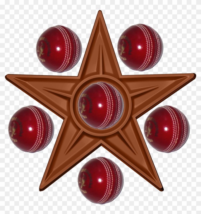 Cricket Bowler Barnstar - Cricket Ball Clip Art - Png Download (#734817 ...