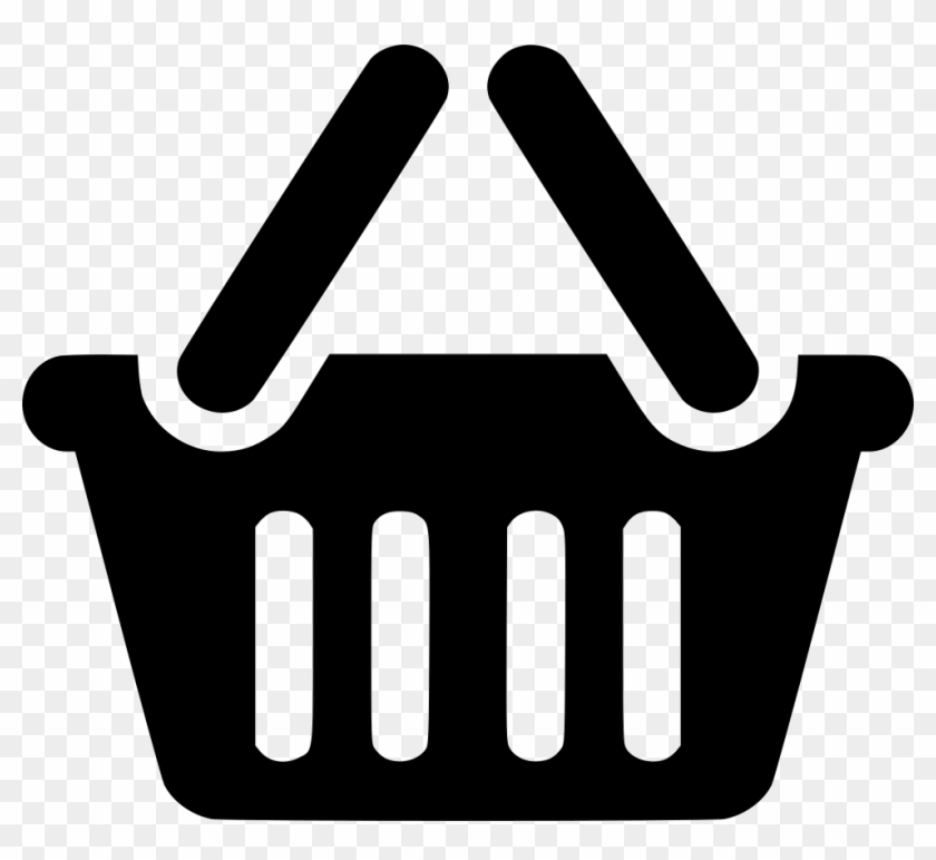 Png File - Basket Icon White Png Clipart (#753198) - PikPng