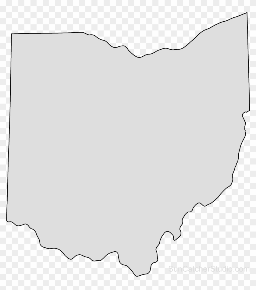 Download Map Outline Printable Shape Pattern Png Clip - Outline Ohio ...