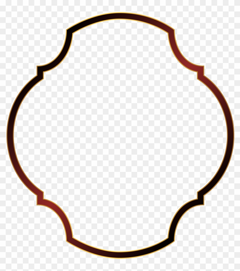 Border Frame Red Png Clip Art Image Transparent Png (#774810) - PikPng