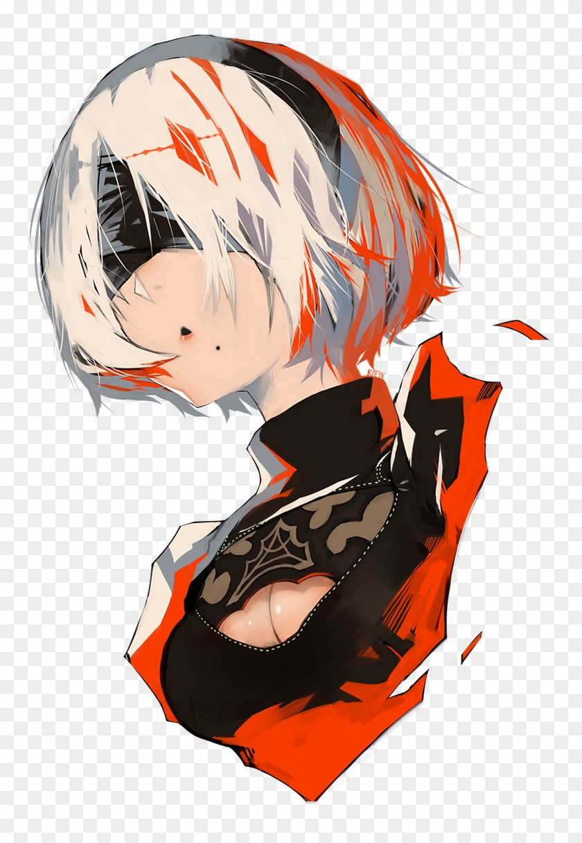 It's 2b From Nier - Nier Automata 2b Icons Clipart (#775314) - PikPng
