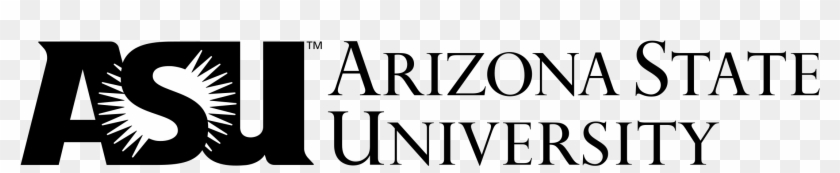 Asu Logo Png Transparent - Black-and-white Clipart (#781516) - PikPng