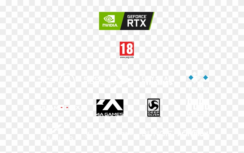 Download Geforce Rtx Partner Logos Deep Silver Clipart Png Download Pikpng