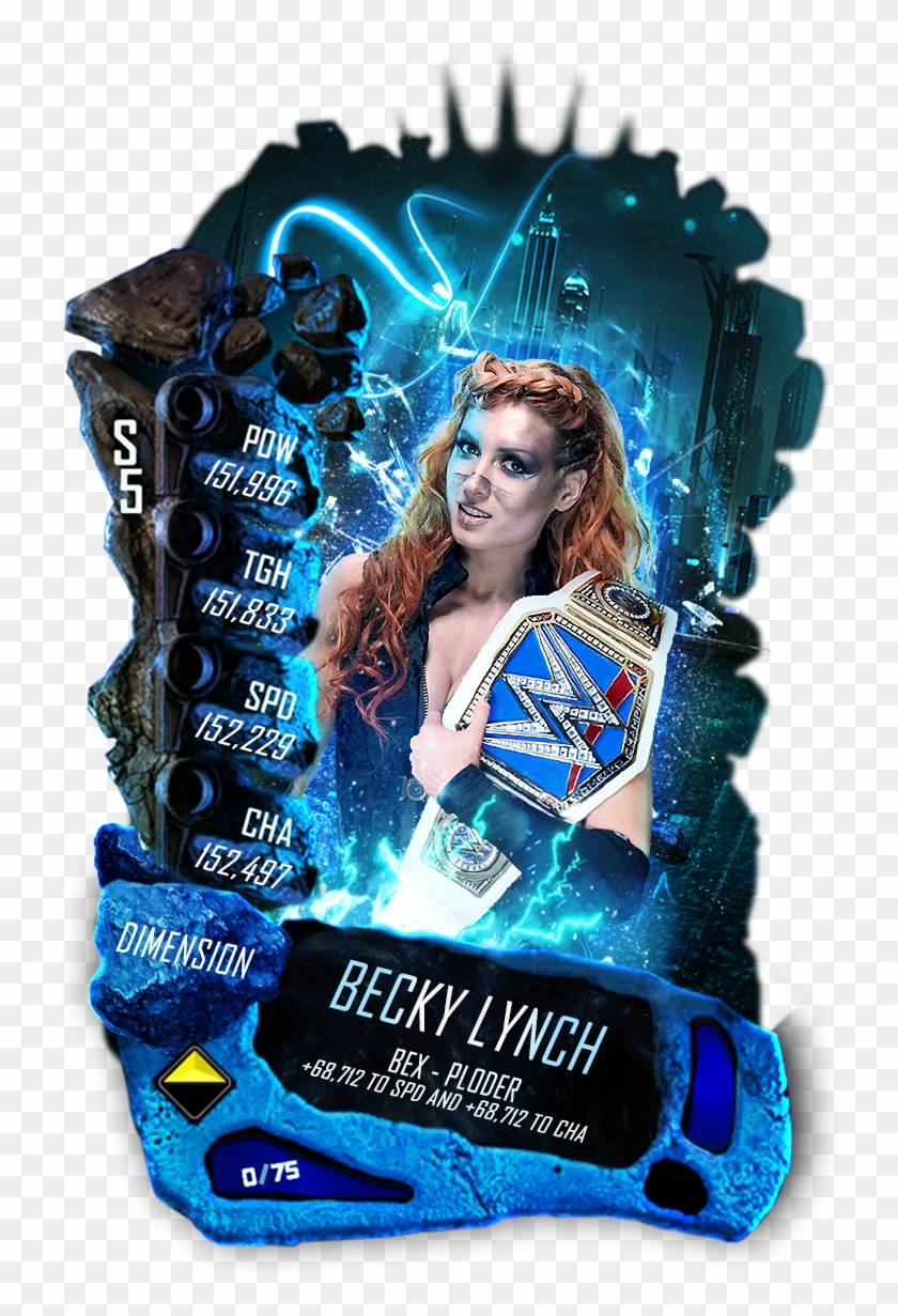 Download Today , Is "becky Lynch" - Wwe Supercard Dimension Clipart Png ...