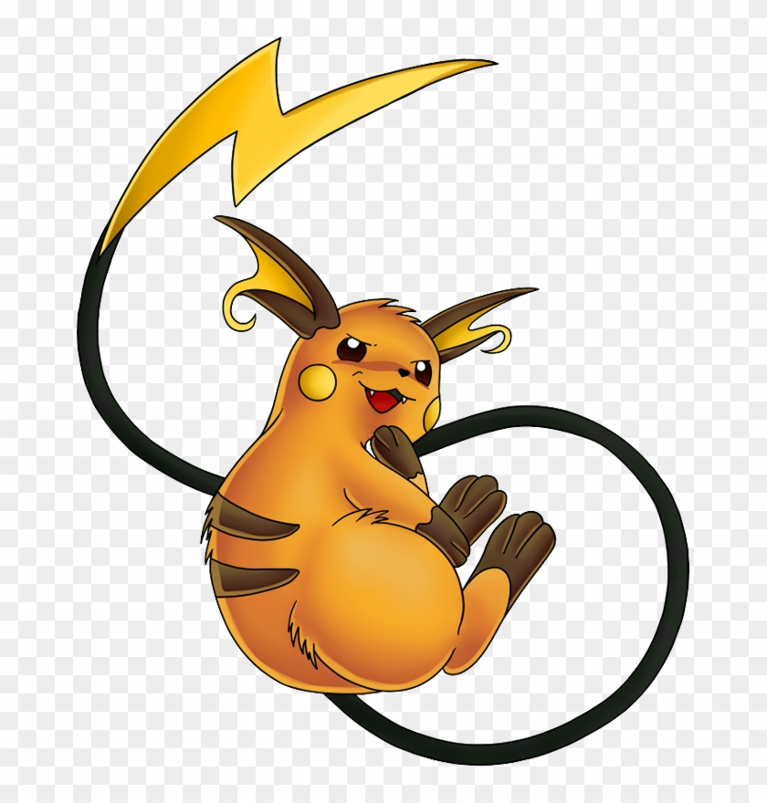 Pokemon Shiny-raichu Is A Fictional Character Of Humans - Raichu Png ...