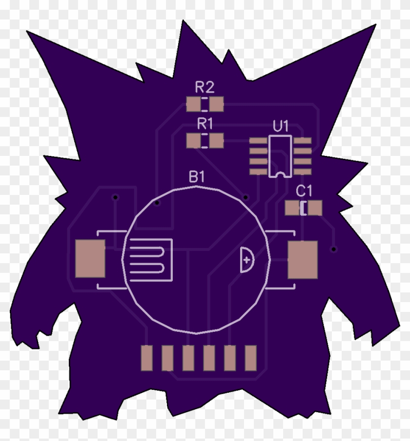 Gengar - Cartoon Clipart (#87393) - PikPng