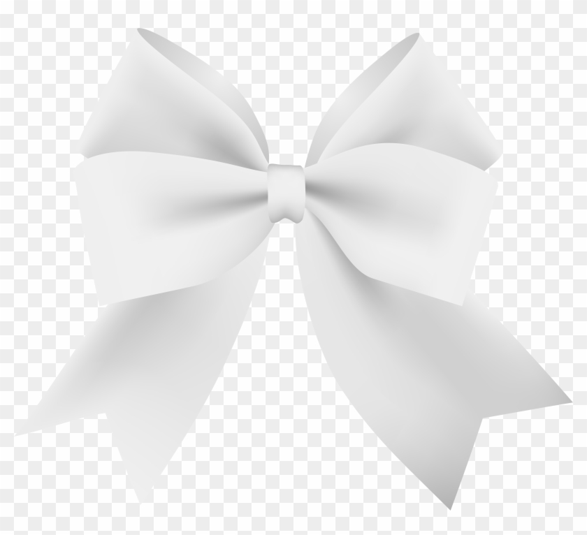 White Bow Transparent Png Image Clipart (#88275) - PikPng