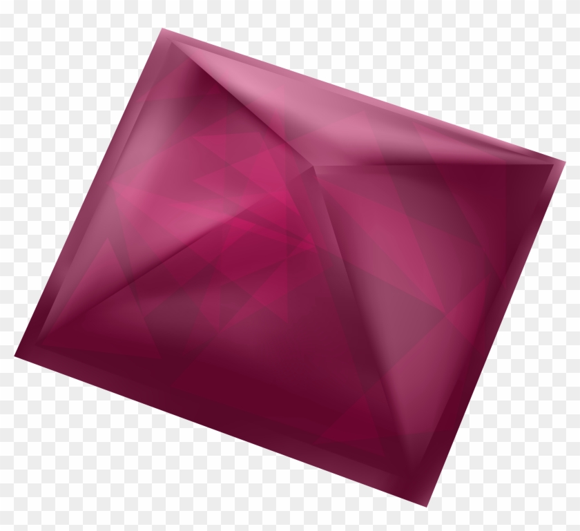 Red Gem Png Clipart - Triangle Transparent Png (#808967) - PikPng