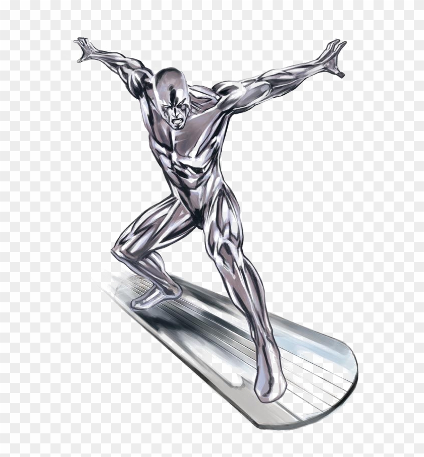 Silver Surfer Png Image Background - Silver Surfer Png Clipart (#853092 ...