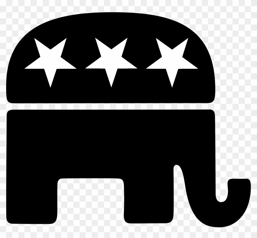 Republican Logo Png - Republican Party Flag Clipart (#854130) - PikPng