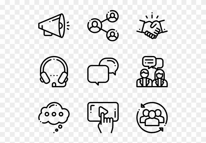 Communication - Childhood Icons Clipart (#856250) - PikPng