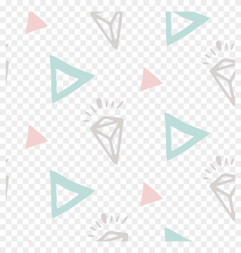 Triangle Outline Geometry Transparent Fill Image - 小 清新 幾何 Clipart ...