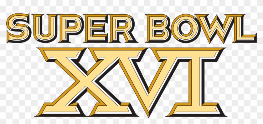 Download Super Bowl Xvi Logo Clipart Png Download - PikPng