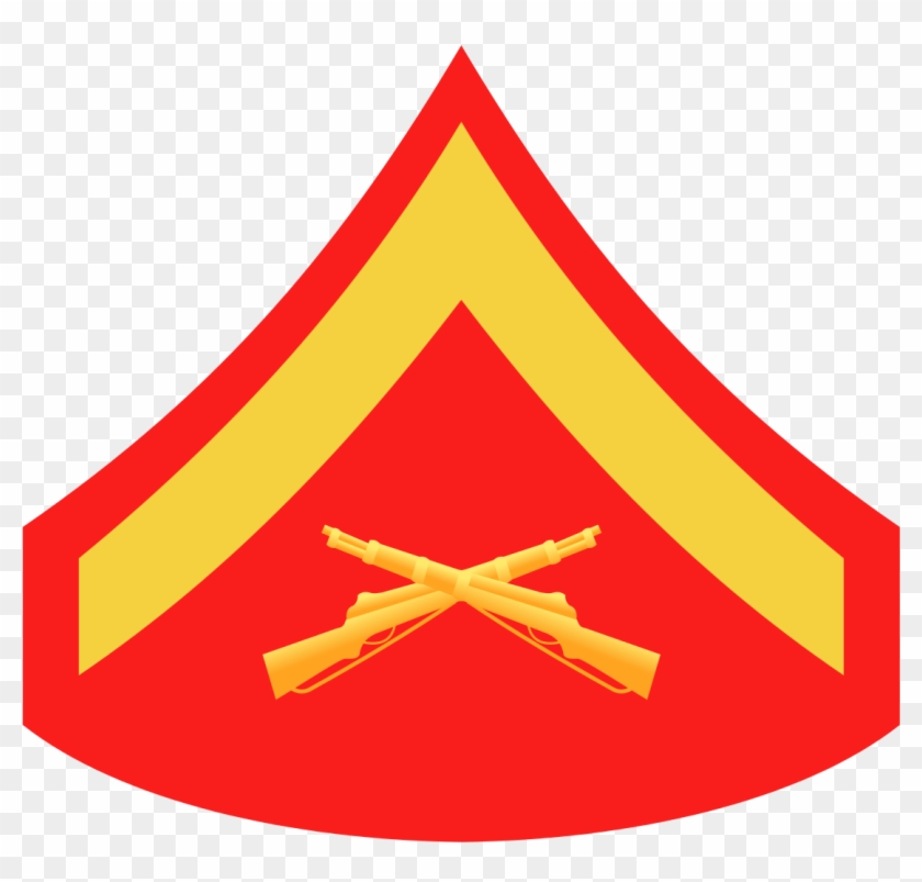 File - Usmc-e3 - Svg - Usmc Lance Corporal Rank Clipart (#880167) - PikPng