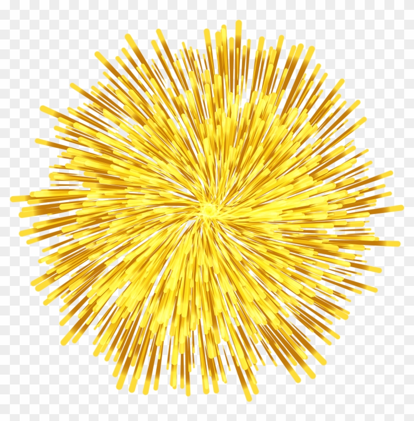 Download Firework Yellow Transparent Clip Art - Transparent Png ...