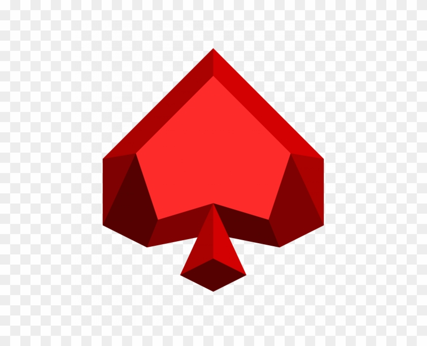Red Spade - Red Spade Transparent Clipart (#97809) - PikPng