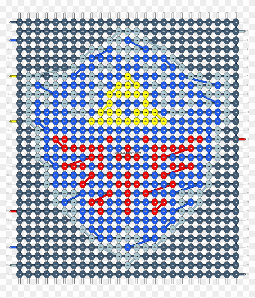 Download Preview - Friendship Bracelet Alpha Loom Patterns Clipart ...