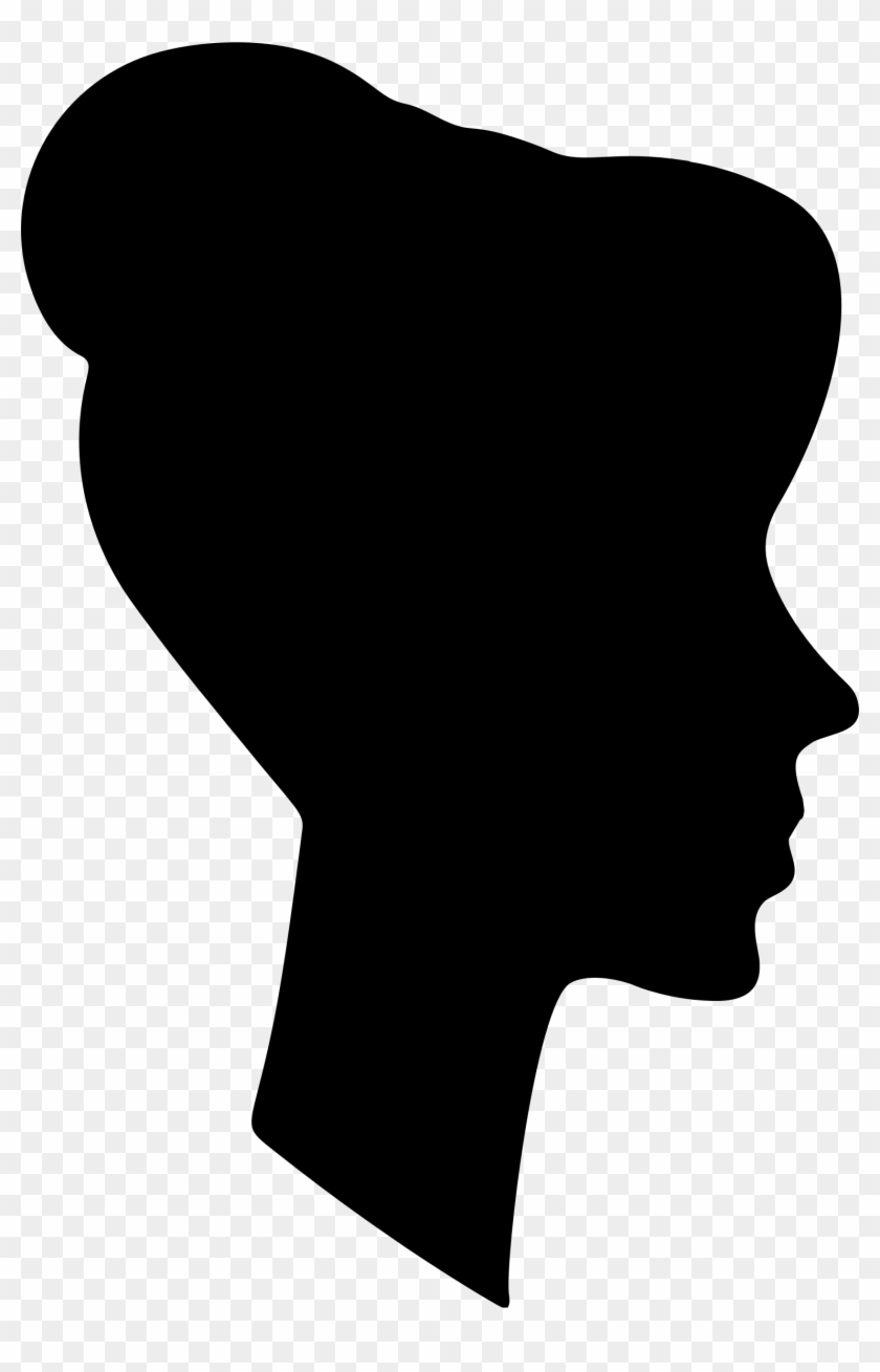 Download Female Profile Silhouette 3 By Gdj Female Profile Clip Art