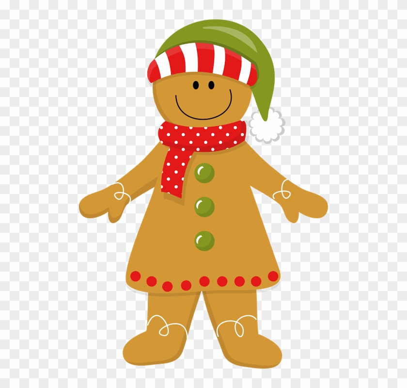 Christmas Gingerbread Girl * - Christmas Gingerbread Man Clip Art - Png ...