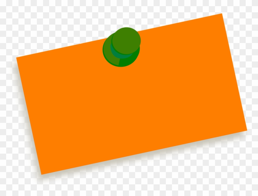 Post It Clipart Blank - Post It Orange Png Transparent Png (#931524 ...
