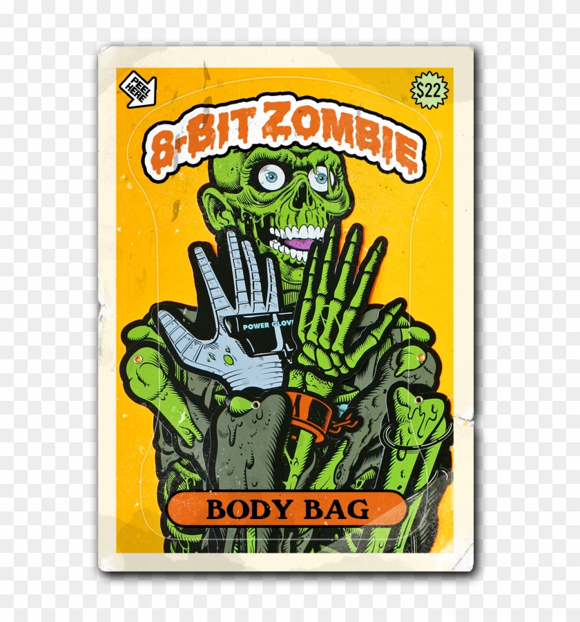 Download 8-bit Zombie Body Bag - Poster Clipart Png Download - PikPng