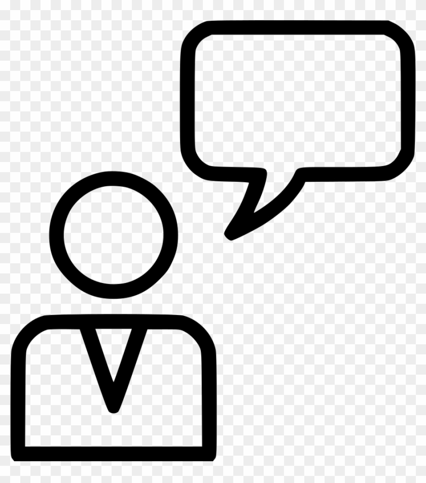 Download Male Person User Chat Message Bubble Thinking Idea Clipart Png ...