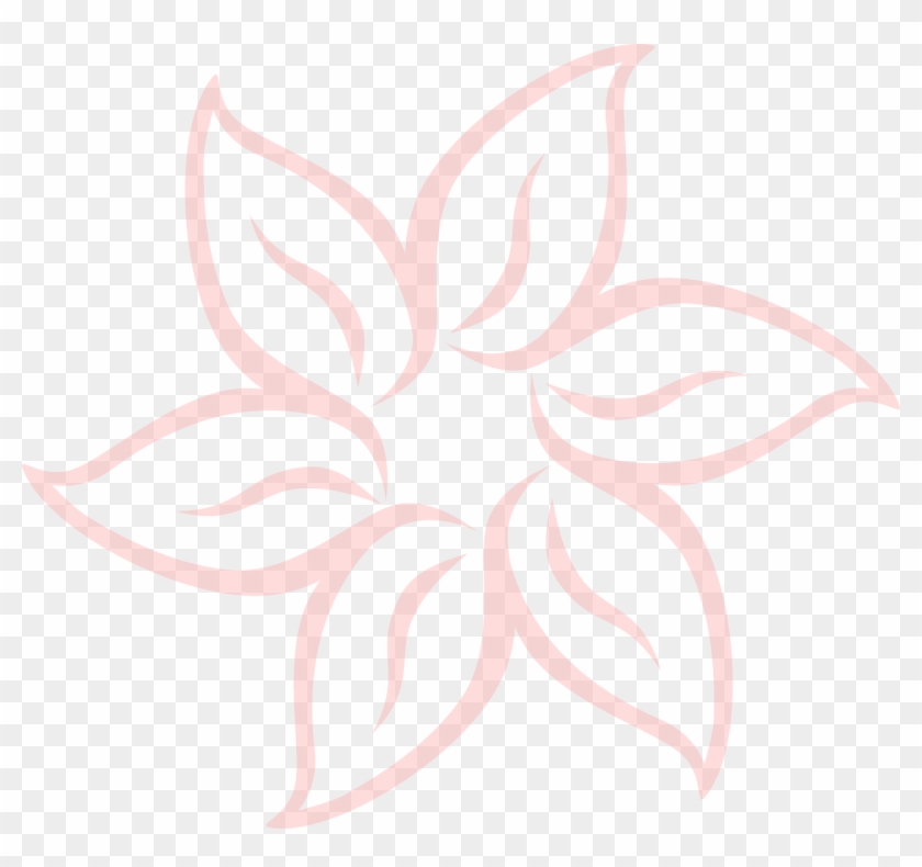 Pink Flower Svg Clip Arts 600 X 536 Px - Png Download (#990824) - PikPng